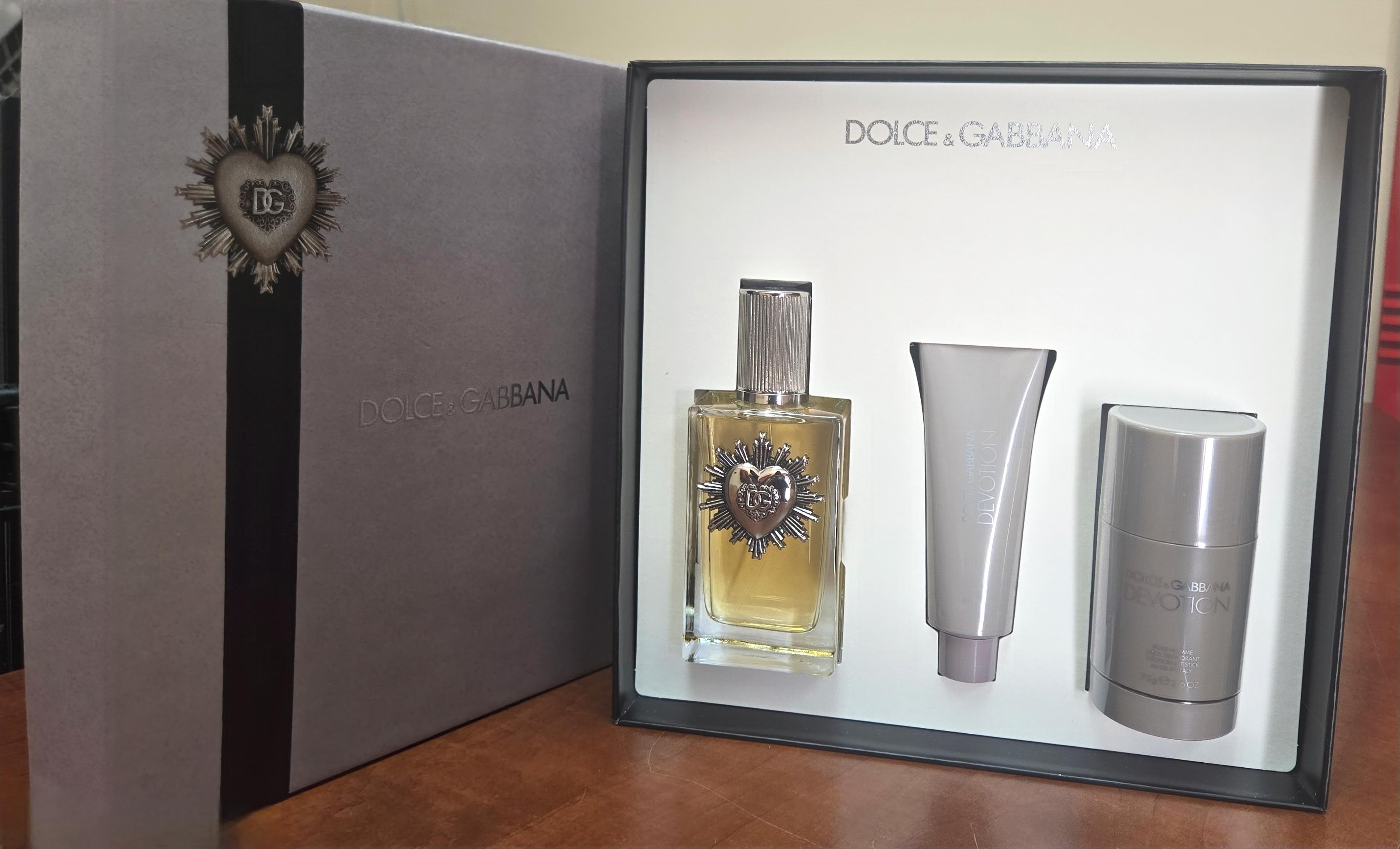 DG DEVOTION SET 3.4oz EDP SP+1.7oz SG+2.5oz DEO (M) – DLG International ...